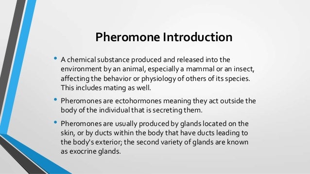 Pheromones!
