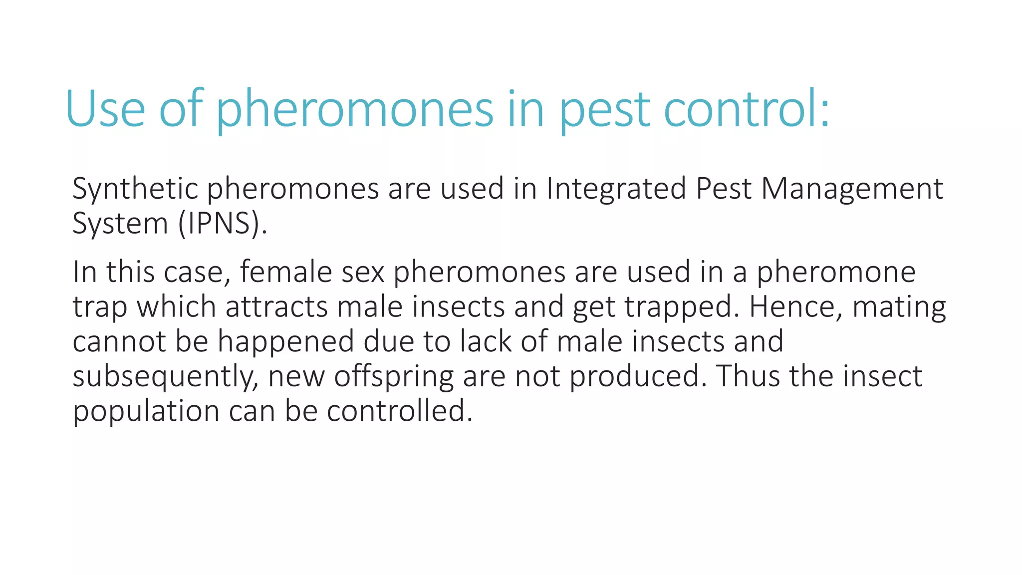 Pheromones.pptx | Chemistry | Science