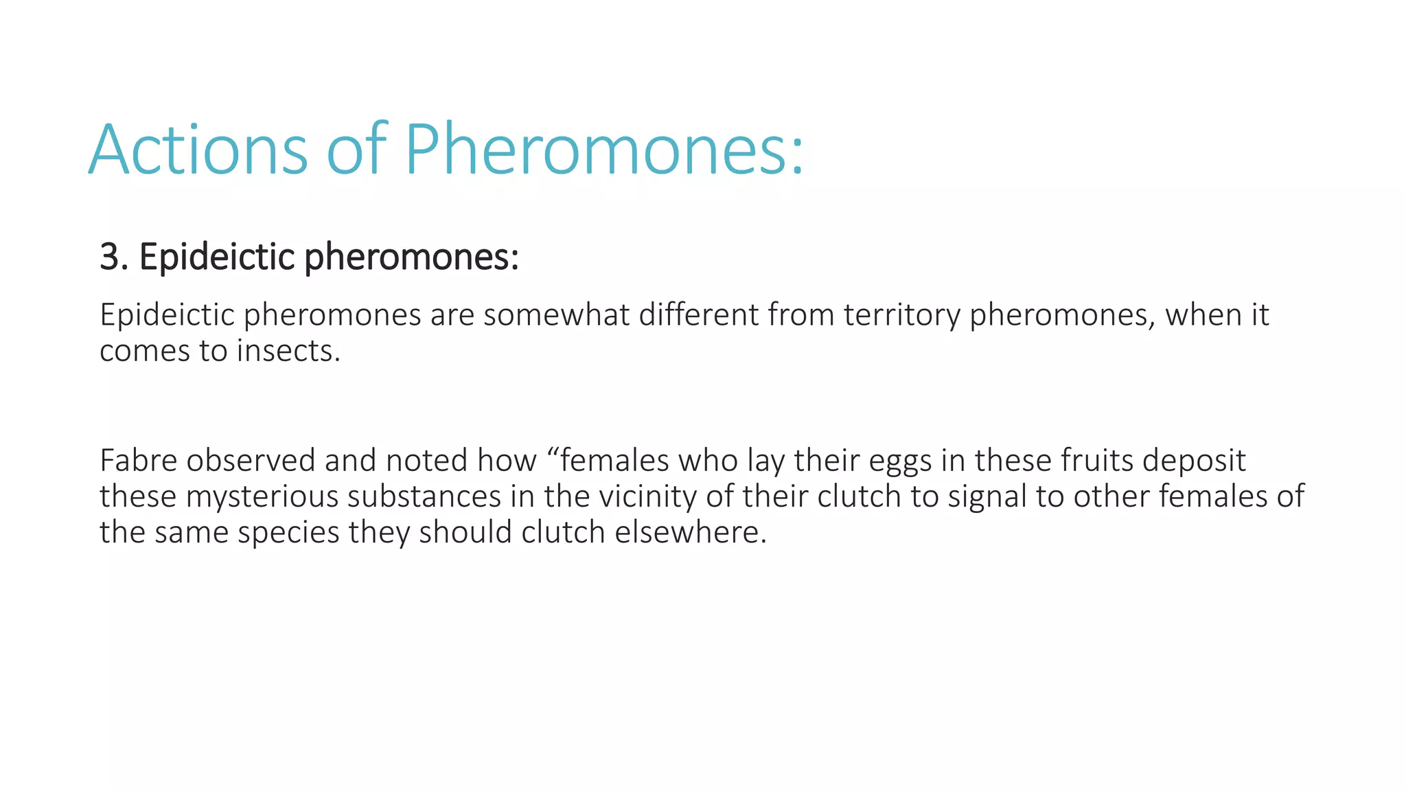 Pheromones.pptx | Chemistry | Science
