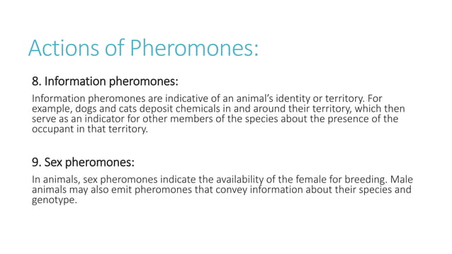 Pheromones.pptx | Chemistry | Science