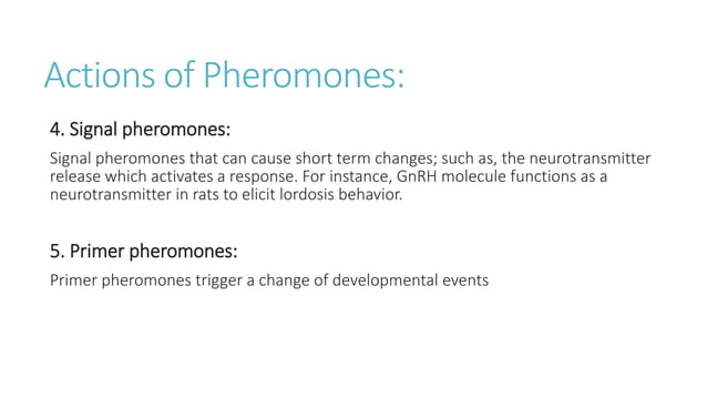 Pheromones.pptx | Chemistry | Science
