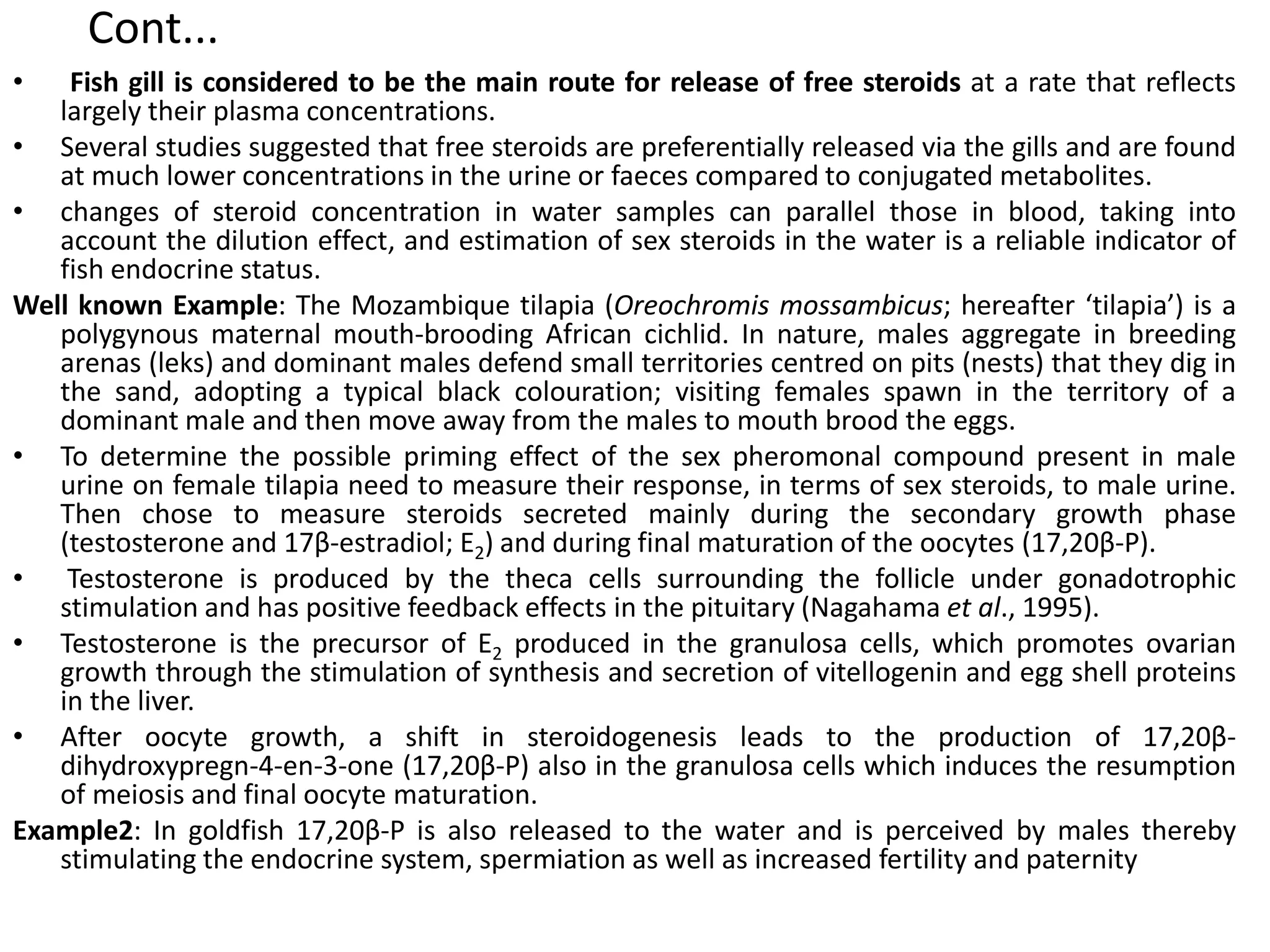 Pheromones in fishes and their applications in Fisheries and ...