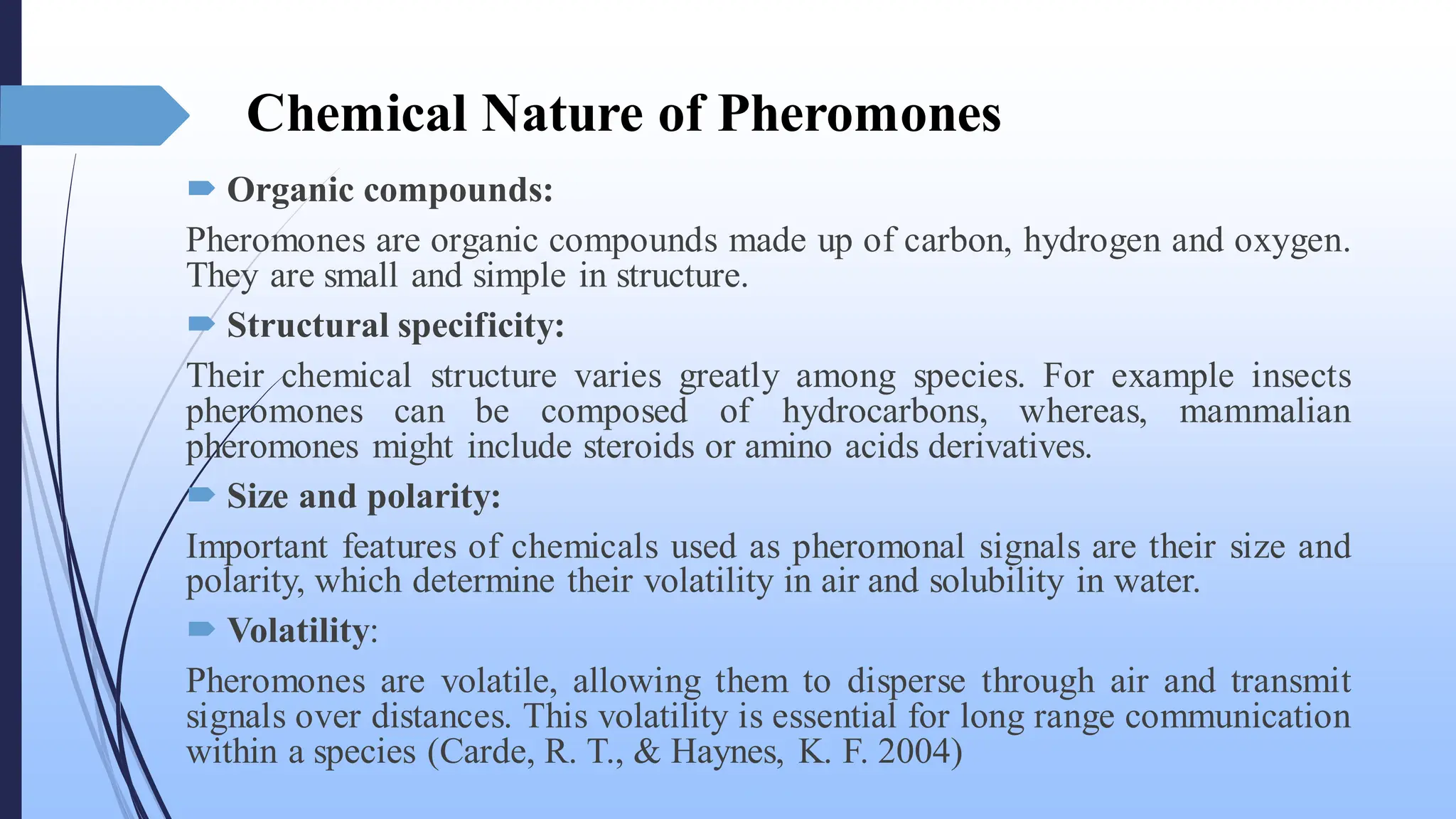 Types of pheromone in the mammals and Their functions | PDF