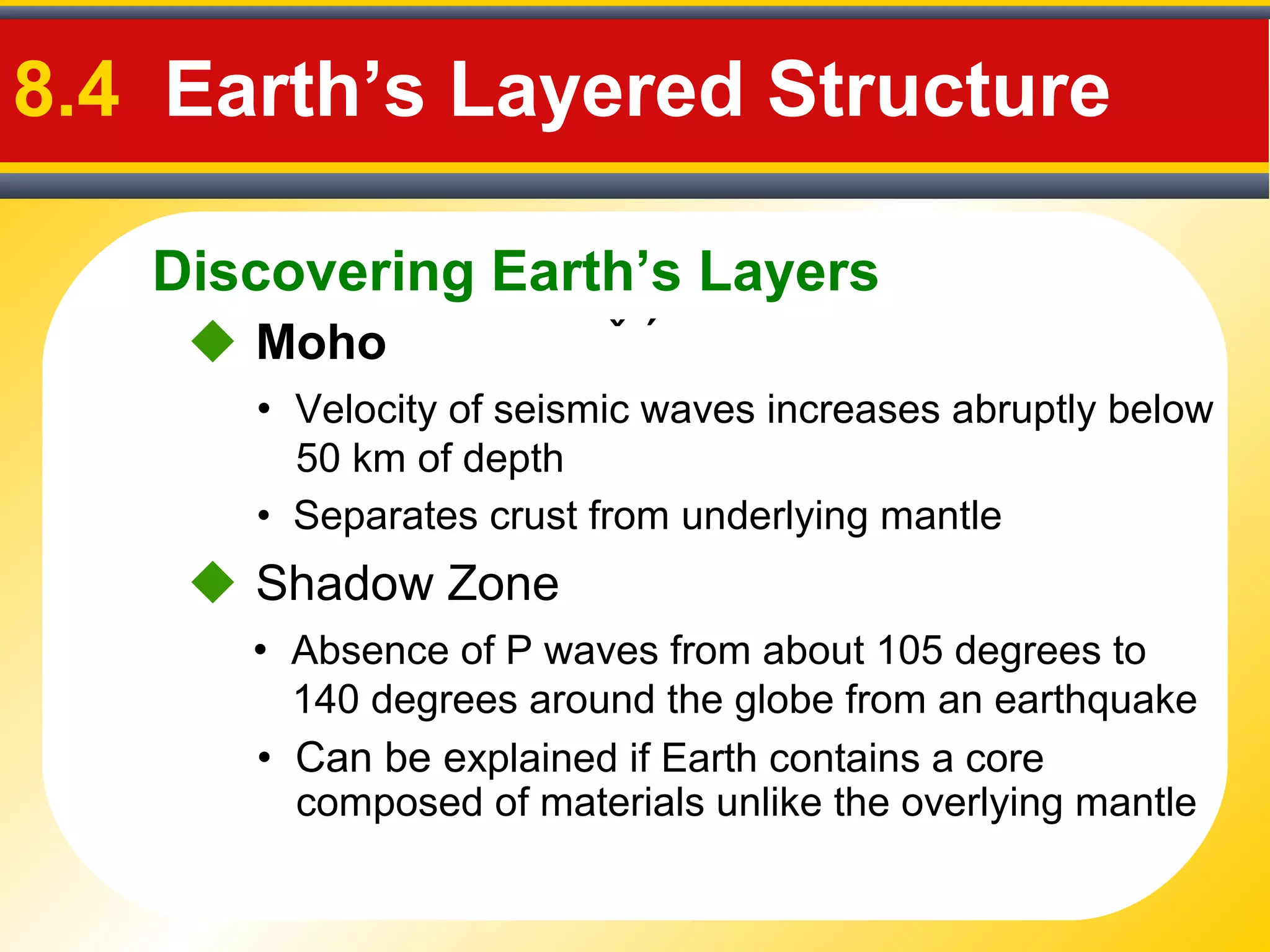 Prentice Hall Earth Science ch08 earthquakes & Layers of Earth | PPT