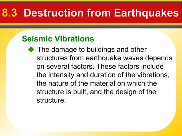 Prentice Hall Earth Science ch08 earthquakes & Layers of Earth | PPT