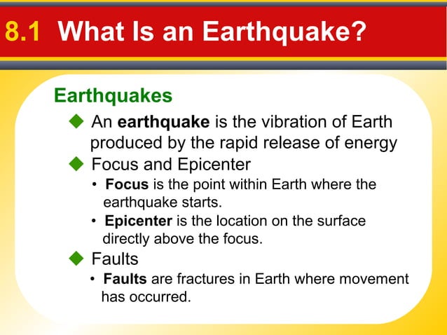 Prentice Hall Earth Science ch08 earthquakes & Layers of Earth | PPT