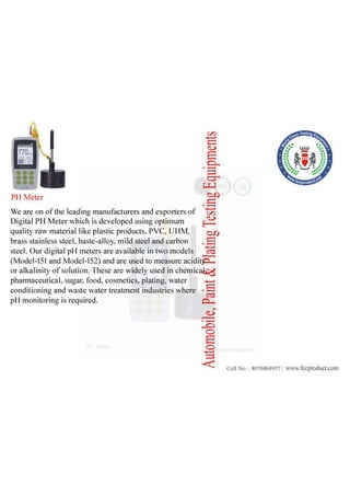PH meter | PDF