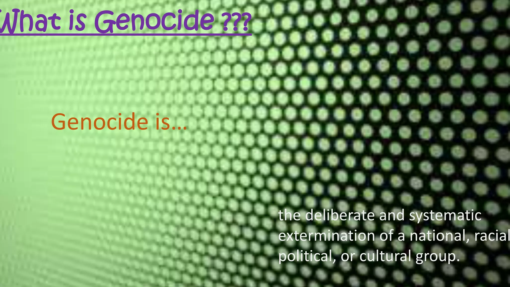 Powerpoint Genocide | PPTX