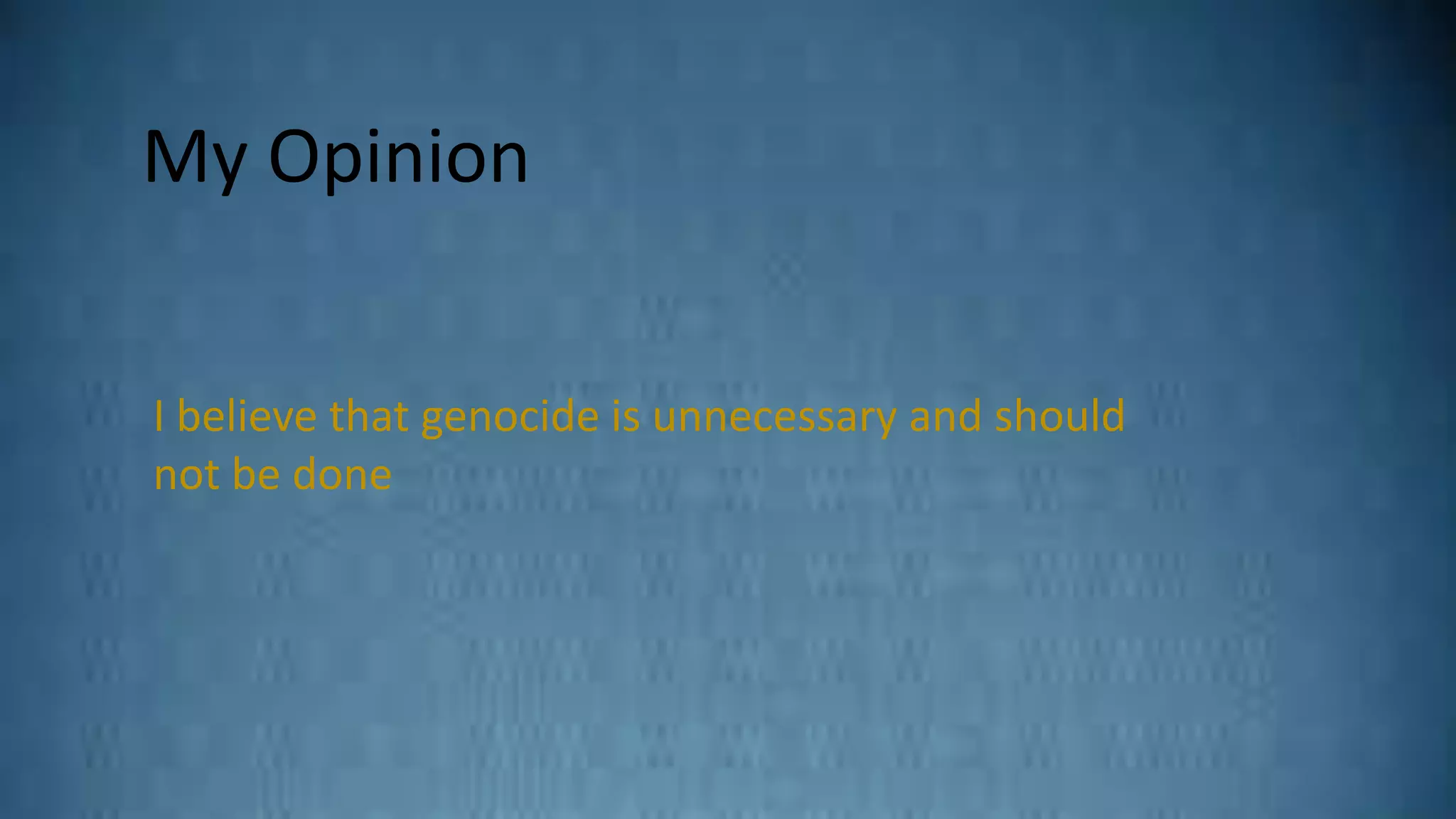 Powerpoint Genocide | PPTX