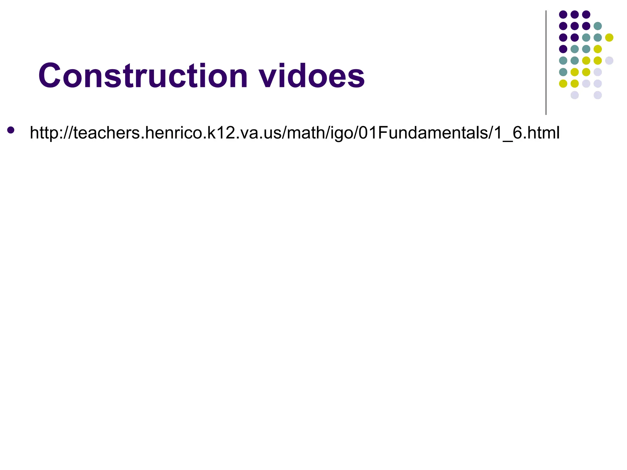 Basic Constructions Ppt
