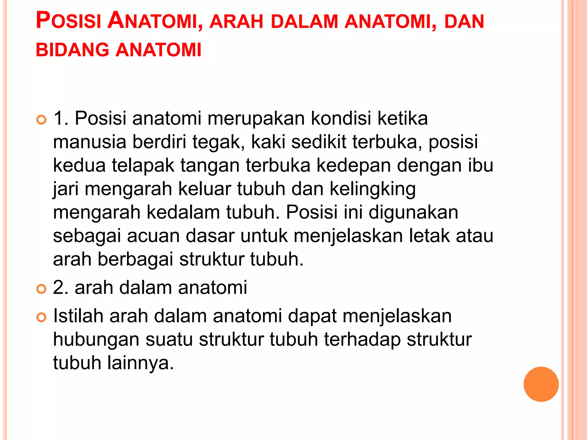 Struktur dan fungsi_anatomi_tubuh_mnusia | PPTX