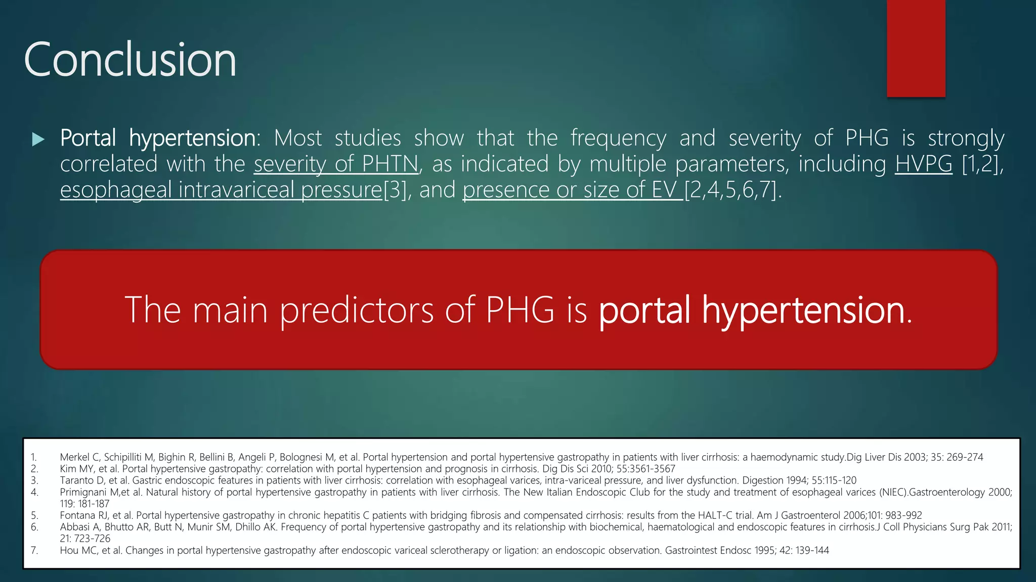 PORTAL HYPERTENSIVE GASTROPATHY | PPTX