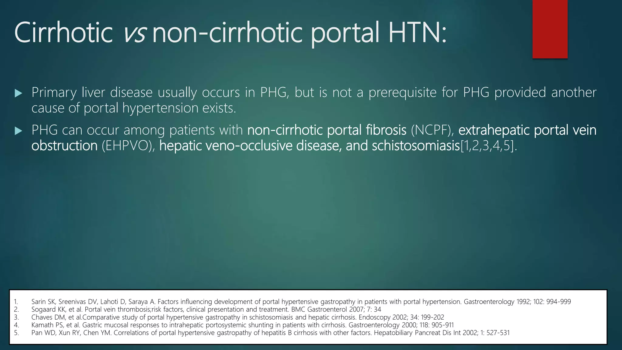 PORTAL HYPERTENSIVE GASTROPATHY | PPTX