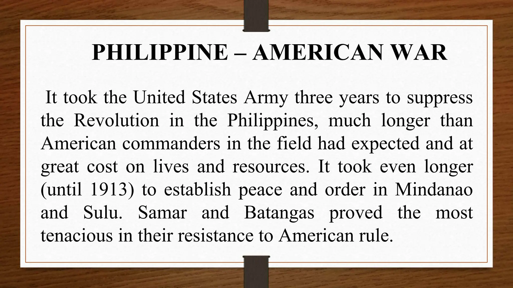 Philippine - American War Power Point.pptx