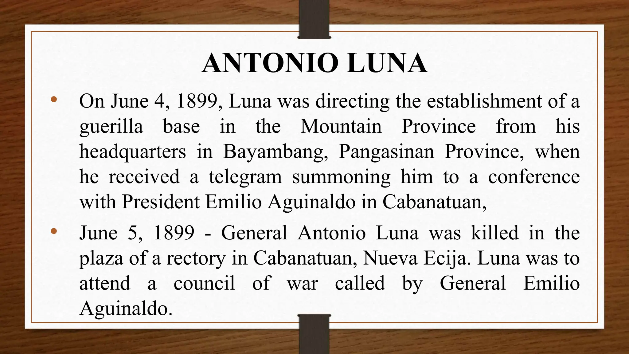 Philippine - American War Power Point.pptx