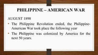 Philippine - American War Power Point.pptx