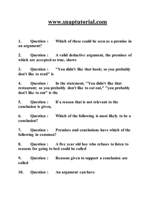 Phi 103 Effective Communication / snaptutorial.com