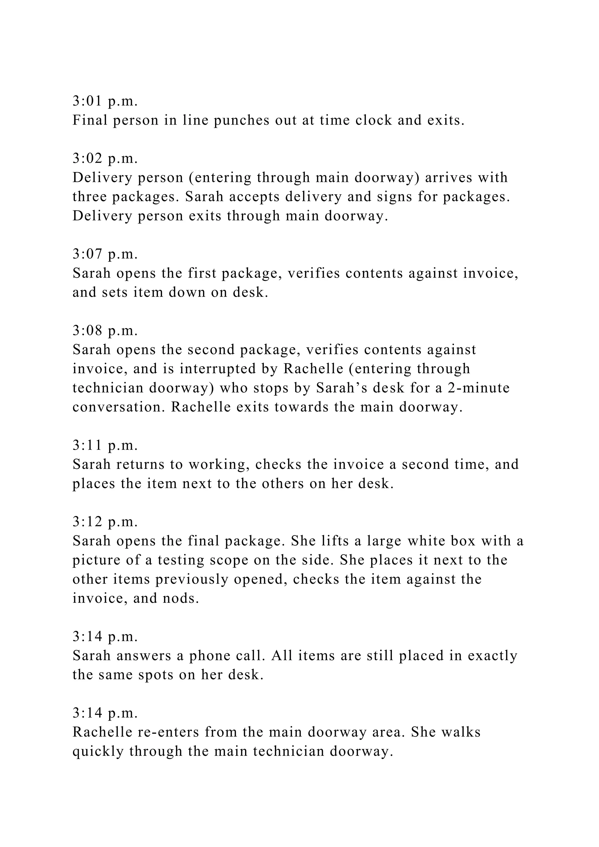 PHI201Loss Prevention Interview Transcripts for Michael, Sar.docx