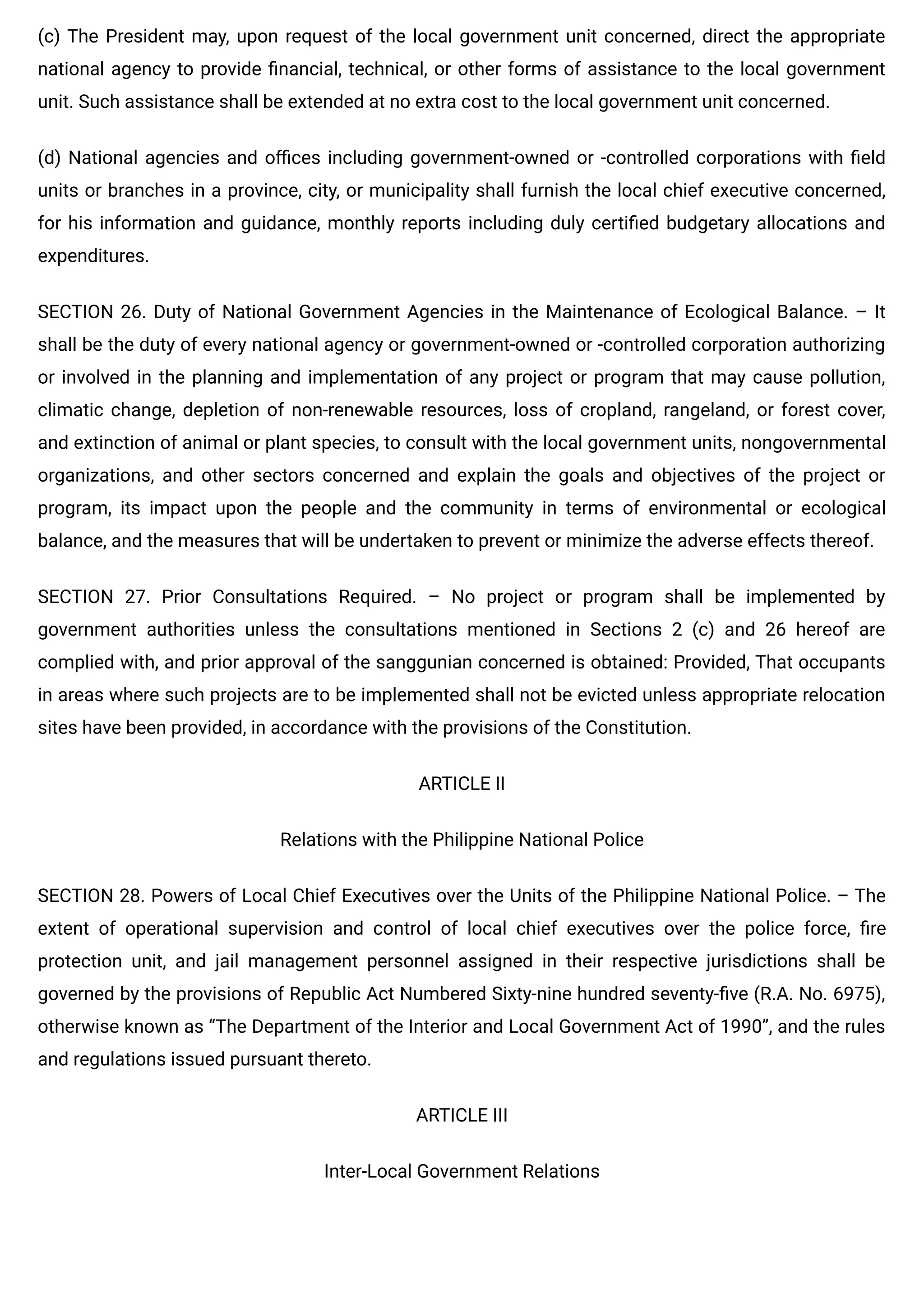 RA 7160 | PDF | Civic affairs | Politics