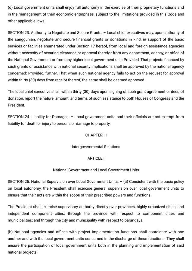 RA 7160 | PDF | Civic affairs | Politics