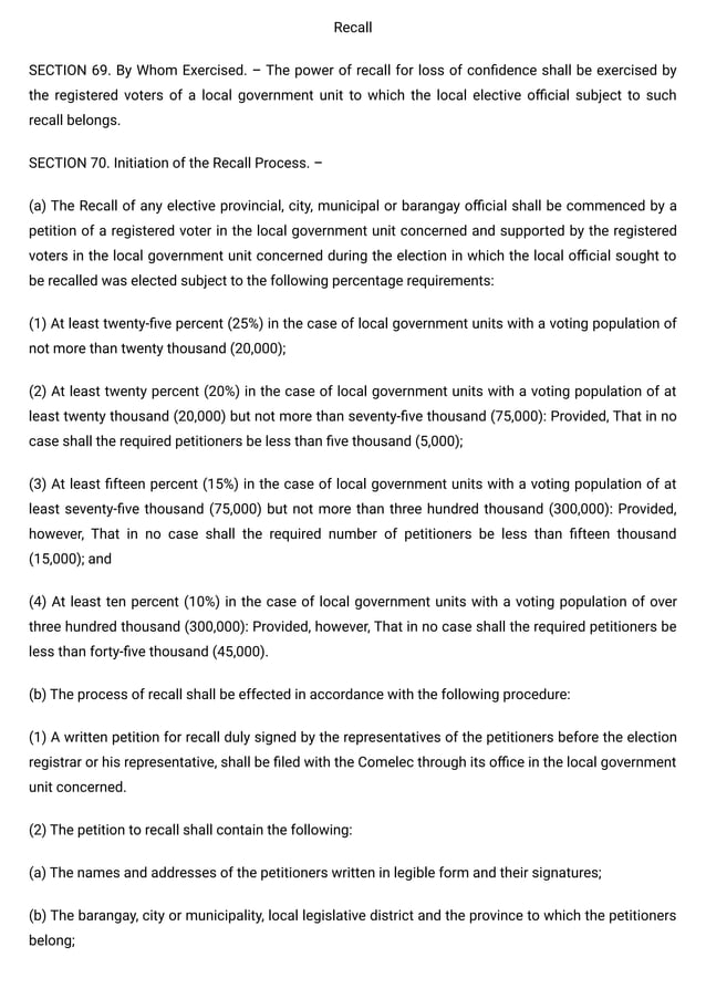 RA 7160 | PDF | Civic affairs | Politics