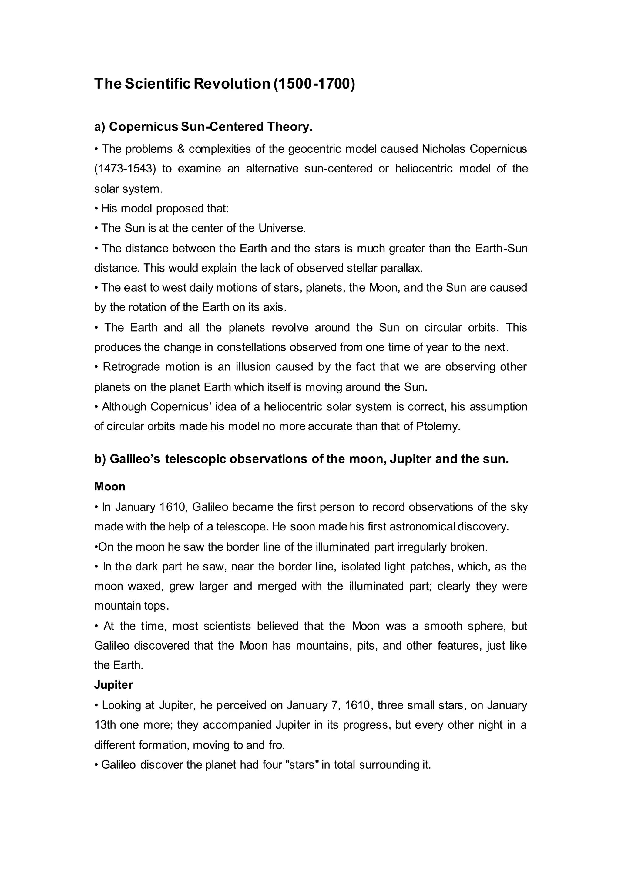 PHI454 The Scientific Revolution 1500-1700 | PDF | Free Download