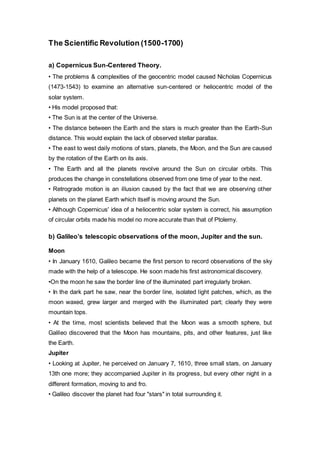 PHI454 The Scientific Revolution 1500-1700 | PDF | Free Download