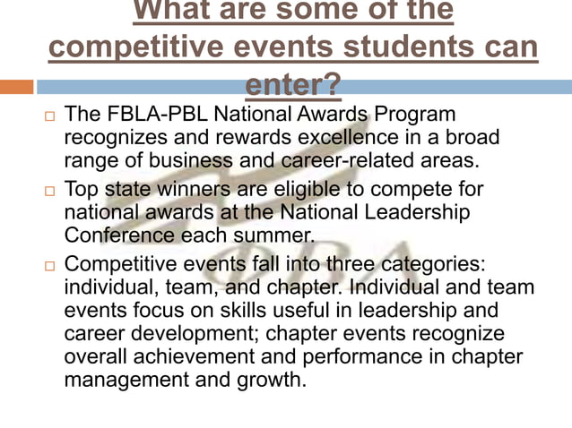 Phi Beta Lambda Presentation | PPTX