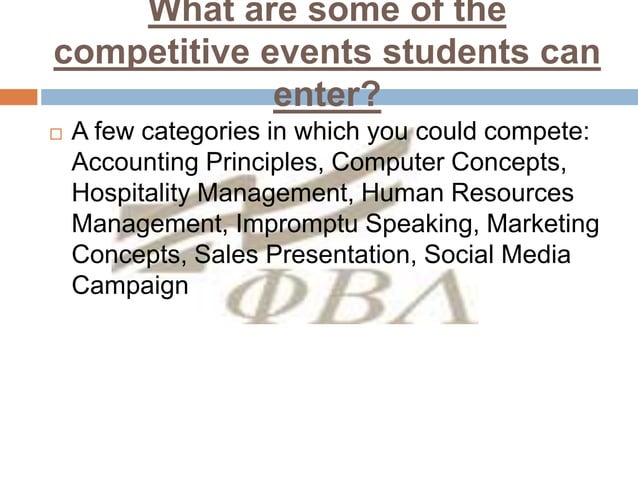 Phi Beta Lambda Presentation | PPTX