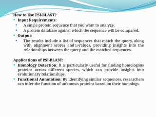PHI Blast-PSI Blast bioinformatics .pptx