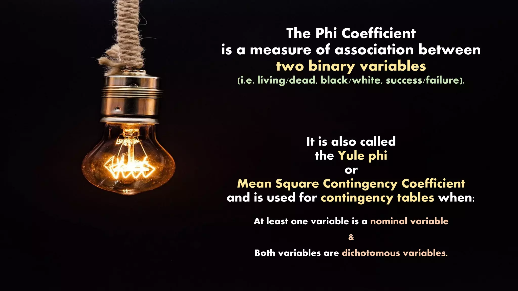 Phi Coefficient of Correlation - Thiyagu | PDF