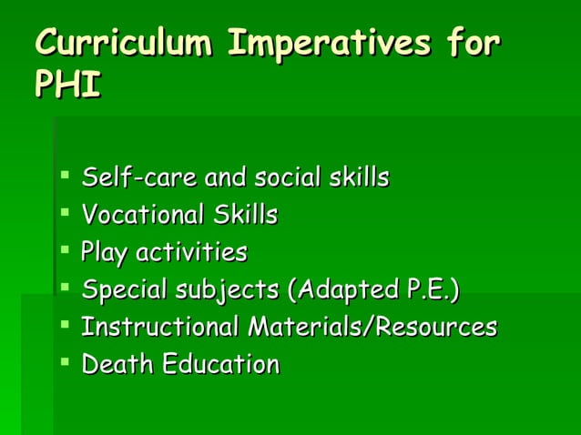 Physical and Health Impairment | PPT