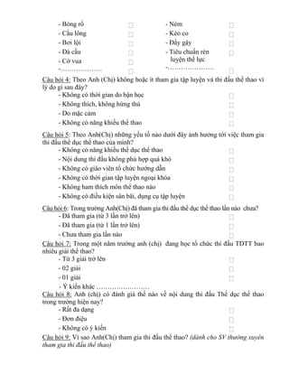 Phieu phong van lam sv ct moi | DOC