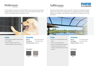Phifer The world’s BEST MOSQUITO SCREEN | PDF | Home Appliances | Home ...