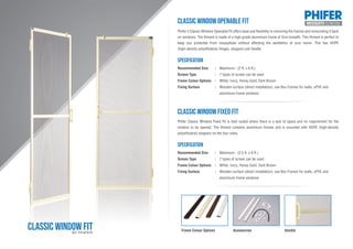 Phifer The world’s BEST MOSQUITO SCREEN | PDF | Home Appliances | Home ...