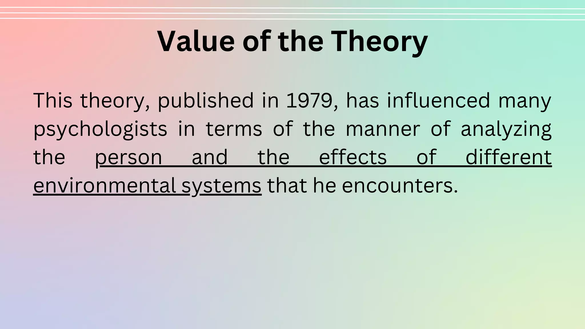Realism and Ecological Systems Theory | PPT