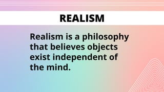 Realism and Ecological Systems Theory | PPT