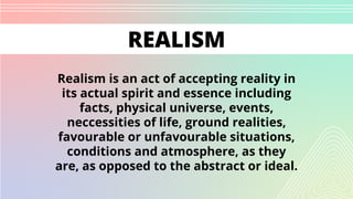 Realism and Ecological Systems Theory | PPT