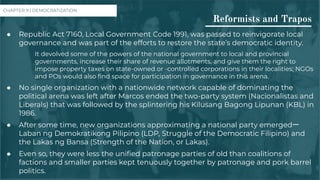 State and Society in the Philippines (Chapters 8 and 9) | PDF
