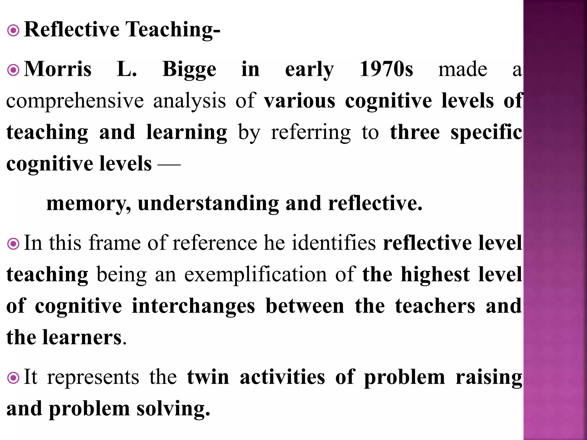 Philosophical inquiry and Reflective Teaching | PPTX