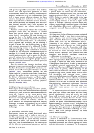 Aquaculture: global status and trends | PDF