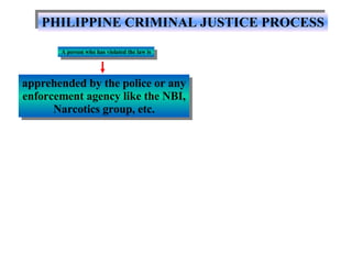 Phil Criminal Justice Process (Presentation) | PPT