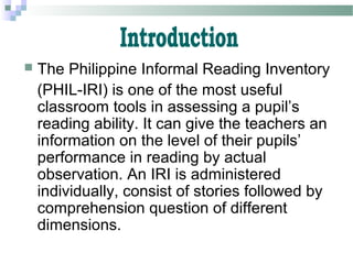 PHIL IRI | PPT