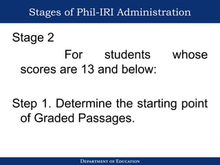 Phil-IRI.pptx Philippine reading assessment | PPT