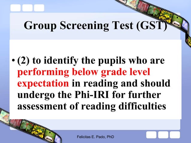 Phil-IRI-SLIDE.ppt | Standardized Testing | Educational Assessment