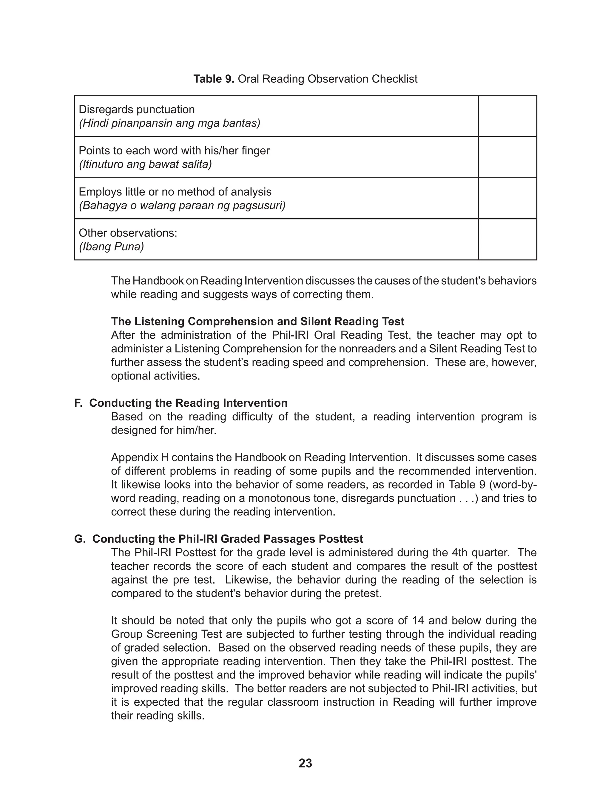 Phil-IRI Full Package v1.pdf - reading comprehension for pupils | PDF