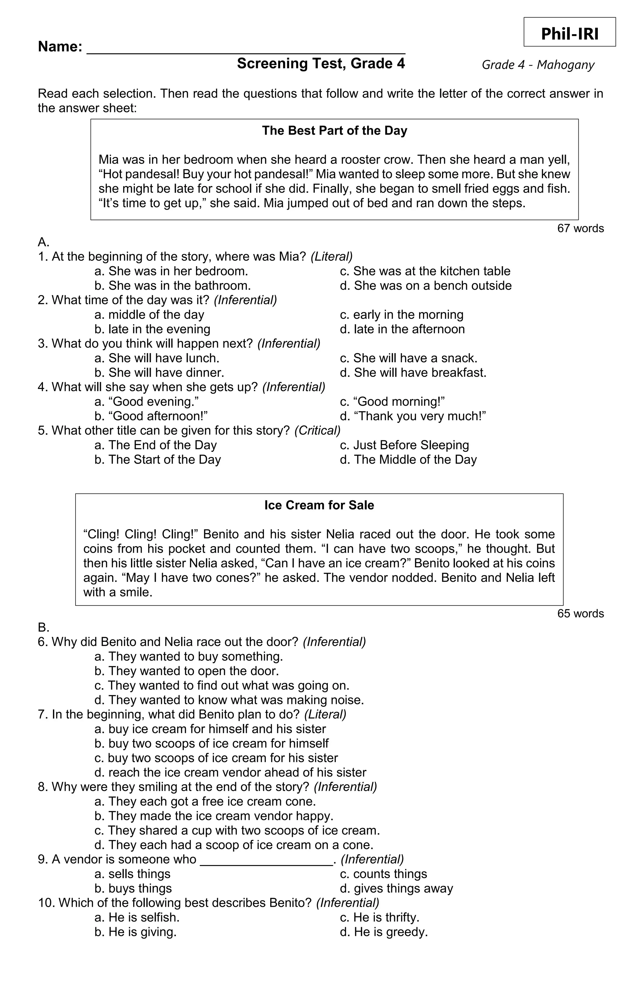 PHIL-IRI GST Grade 4 English.docx