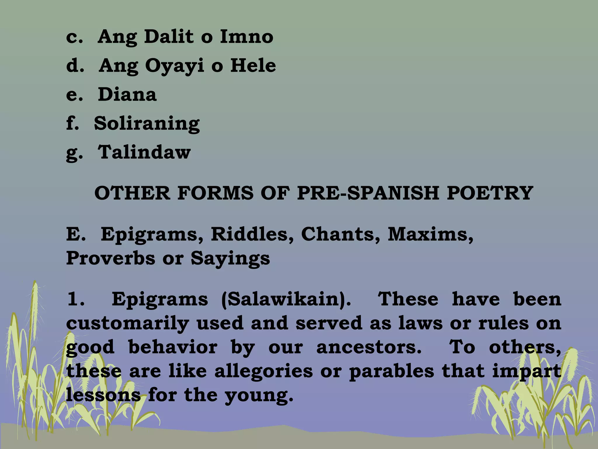 The Philippine Literature | PPT