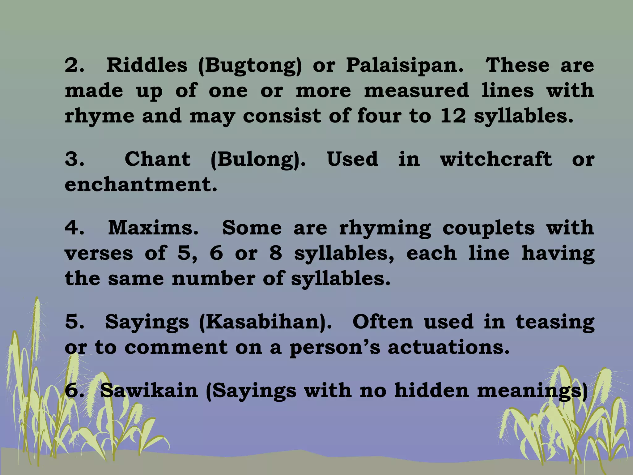 The Philippine Literature | PPT