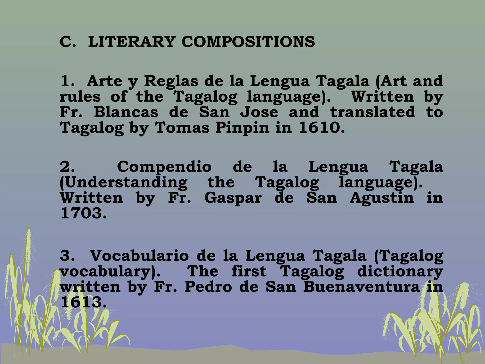 The Philippine Literature | PPT